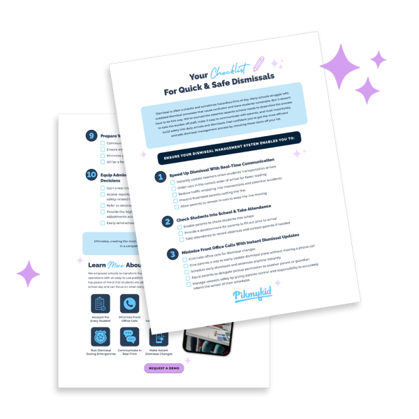 School Dismissal Manager App | Dismissal Manager | Pikmykid